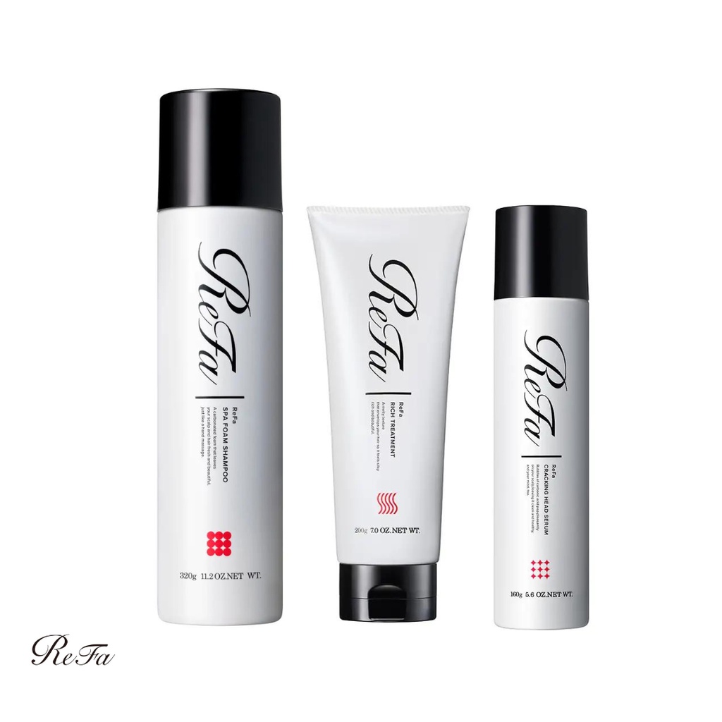ReFa Hair Treatment Spa Foam Shampoo 320g / Rich Treatment 200g ...
