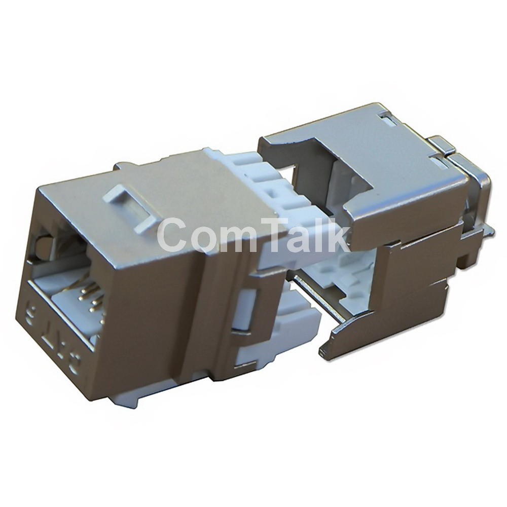 Dintek Cat.6 Vertical Type Fully Shielded Keystone F-Jack (1305-04048 ...