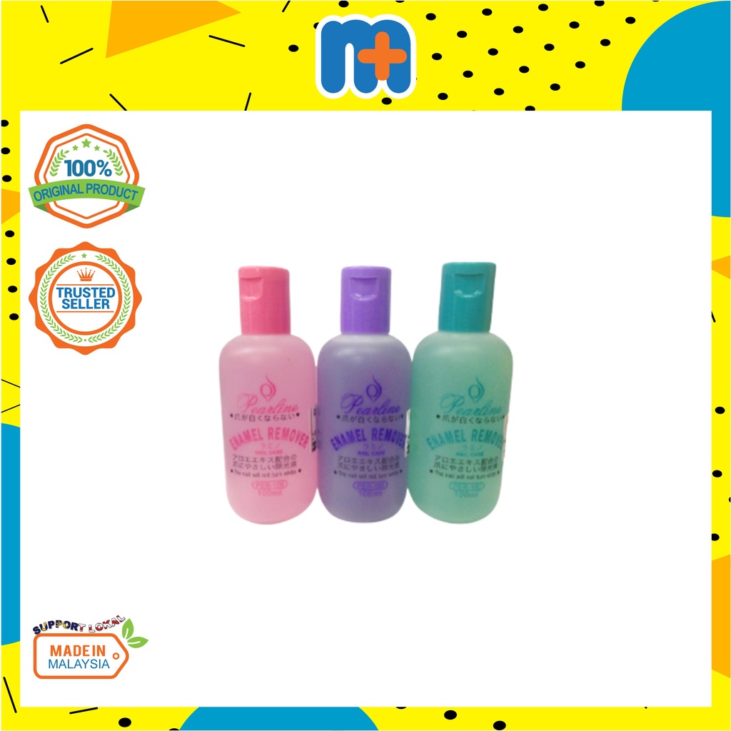 [MPLUS] PEARLINE Enamel Remover 100ml (Green/ Purple/ Pink) | Shopee ...