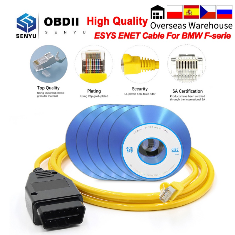 Esys Enet Cable For Bmw F Serie Refresh Hidden Data E Sys Icom Coding Ecu Programmer Obd Obd2
