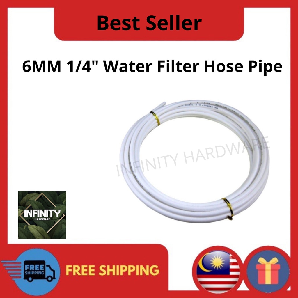 (PER METER) 6MM 1/4" WATER FILTER HOSE PIPE TUBE FOR CUCKOO COWAY ...