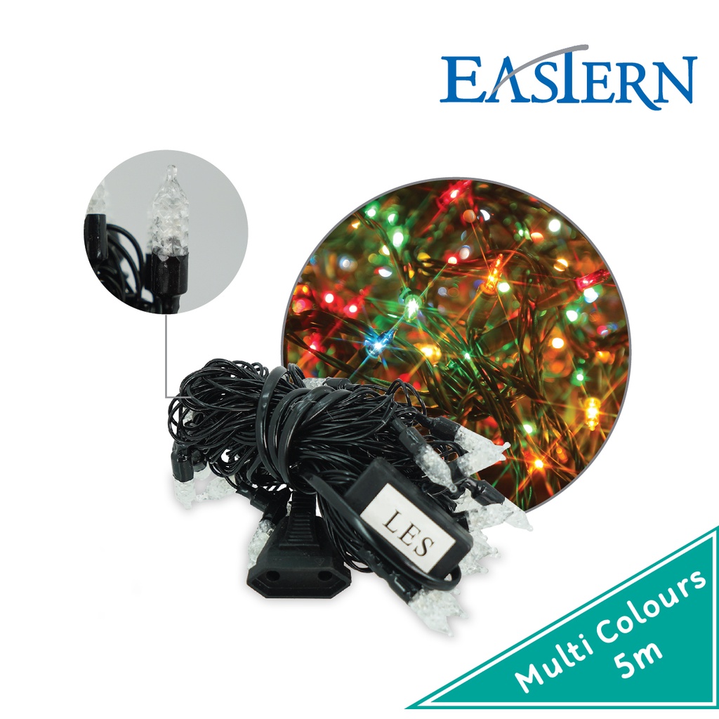 EASTERN 4-13M Multicolours LED Raya Christmas CNY Fairy String Chasing ...