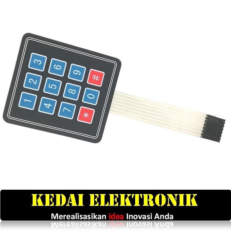 Keypad: Membrane 3x4 for Arduino | Shopee Malaysia