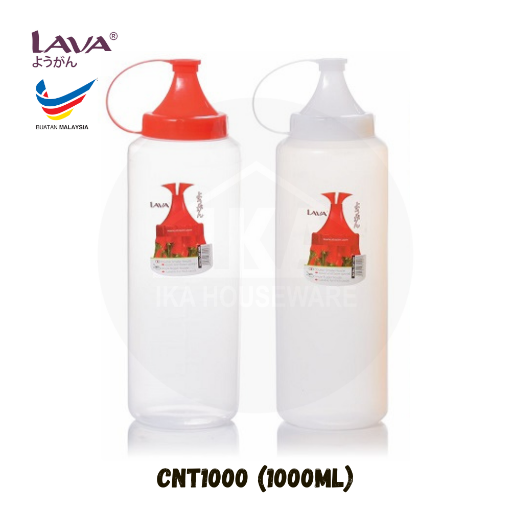LAVA CNT1000 Plastic Bottle Sauce&Spice Squeezer 1000ml / Botol Sos ...
