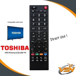 TOSHIBA LCD LED TV Remote Control REGZA RM-L890 CT-90436 Compatible ...