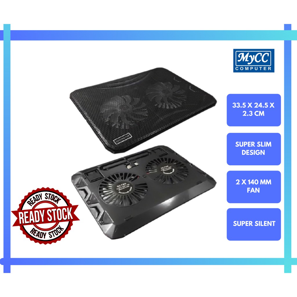 N139 Gaming Laptop Fan Cooler Stand Cooling Pad Notebook Suitable For ...