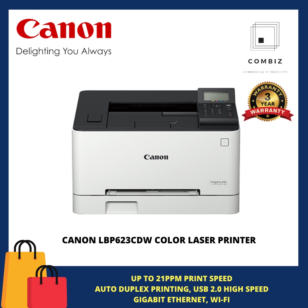 CANON LBP623CDW COLOR LASER PRINTER (STOCK PLEASE ASK SELLER) | Shopee ...