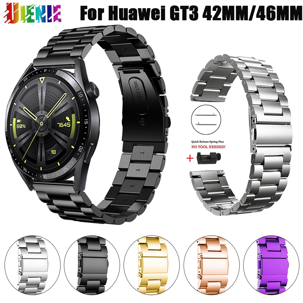 Huawei Watch GT3 GT2 GT2 GT2e GT Strap Stainless steel Strap Luxury ...