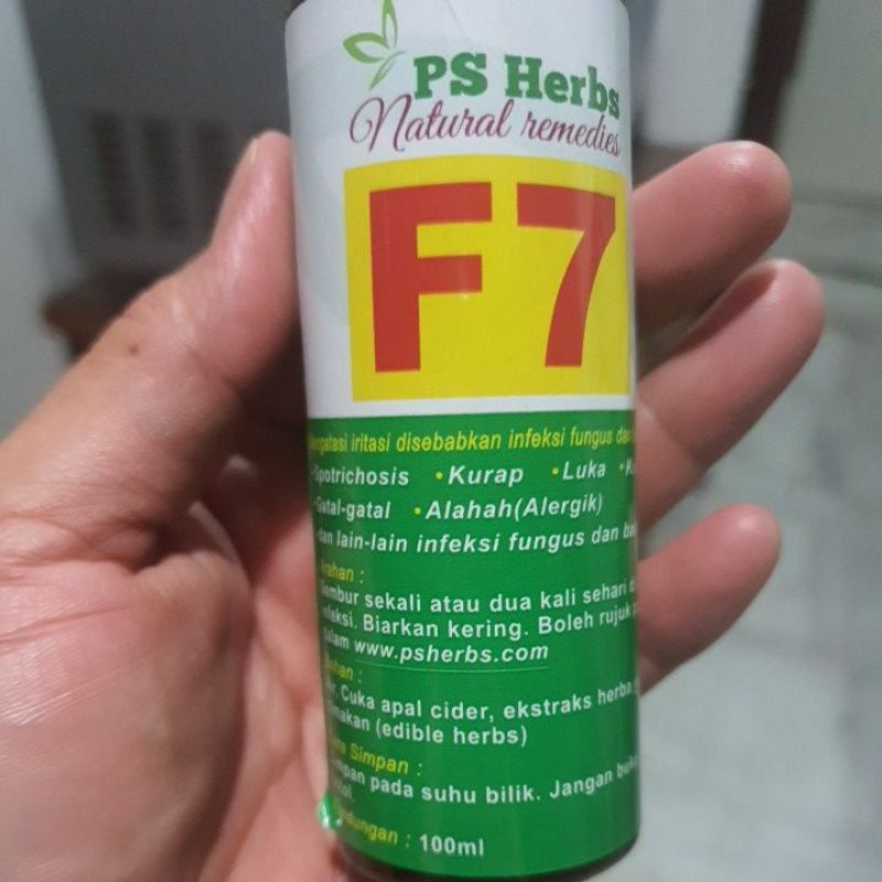 PS HERBS F7 Spray 100ml | Shopee Malaysia