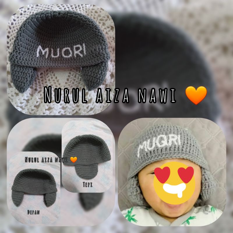 topi pocoyo kait/sulam nama nama, topi baby/bayi/kanak/dewasa | Shopee ...