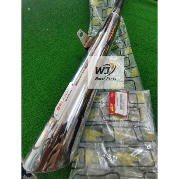GL RACING Belang Exhaust Pipe KRISS110 KRISS 110 GL RACING EKZOS BELANG ...