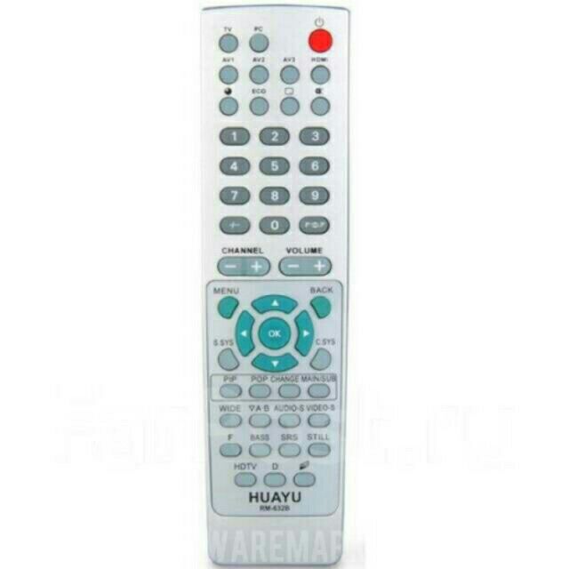 HUAYU UNIVERSAL LCD/LED TV REMOTE CONTROL (RM-632B) | Shopee Malaysia