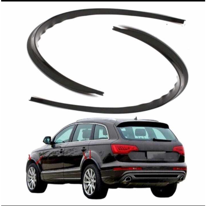 Universal Carbon Fibre Rubber Car Wheel Eyebrow Arch Trim | Shopee Malaysia