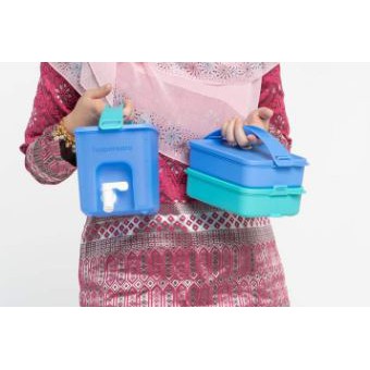 READY STOCK Tupperware Click To Go Beverage Dispenser 3.1L + Rect (Full ...