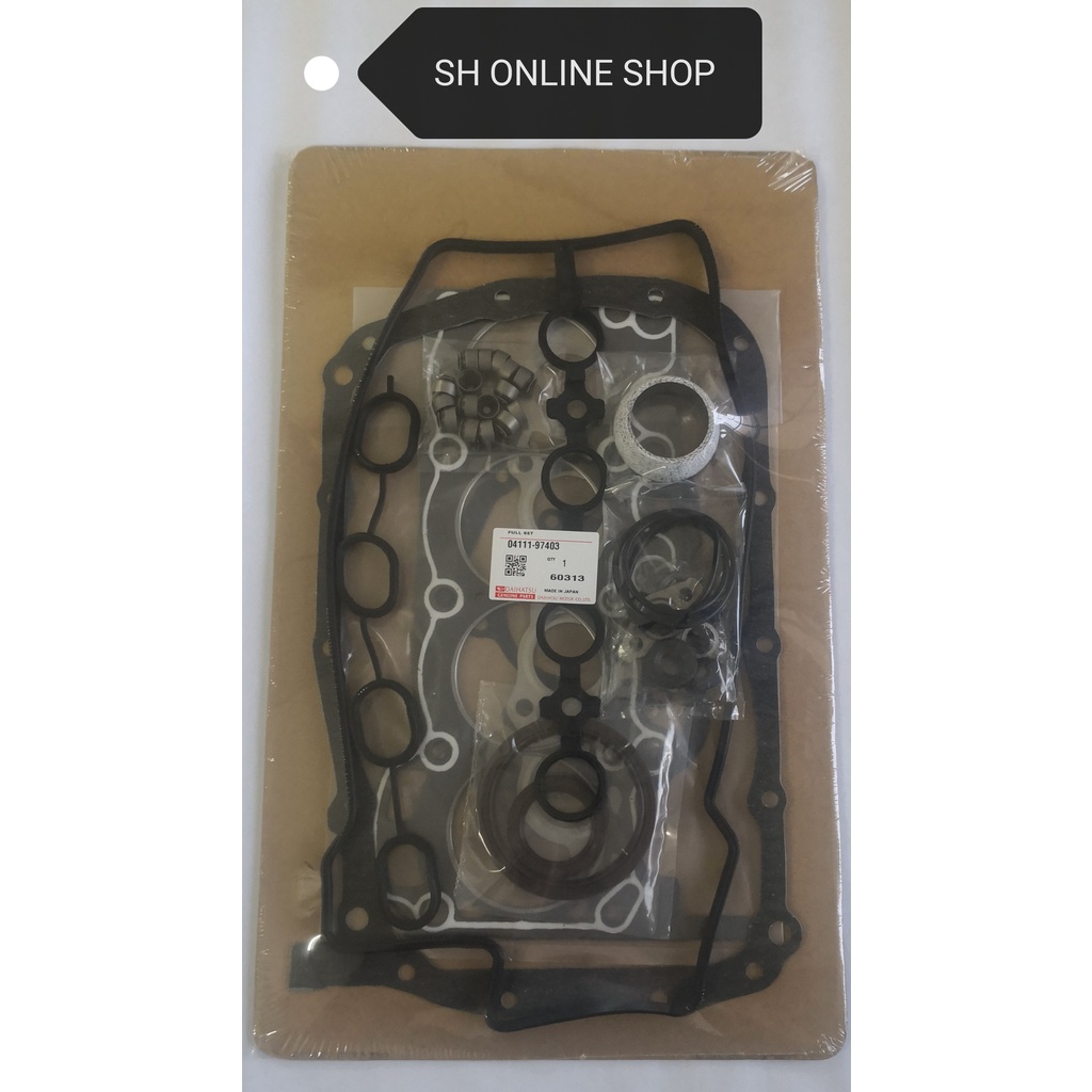 Full Overhaul Gasket Set (DHS) for Perodua Myvi Old 1.3 Kembara DVVT ...
