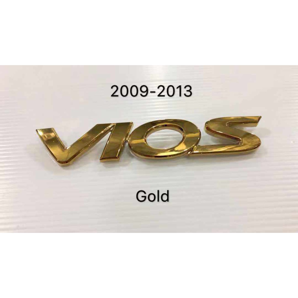 Toyota vios Gold Emblem LOGO Gold | Shopee Malaysia