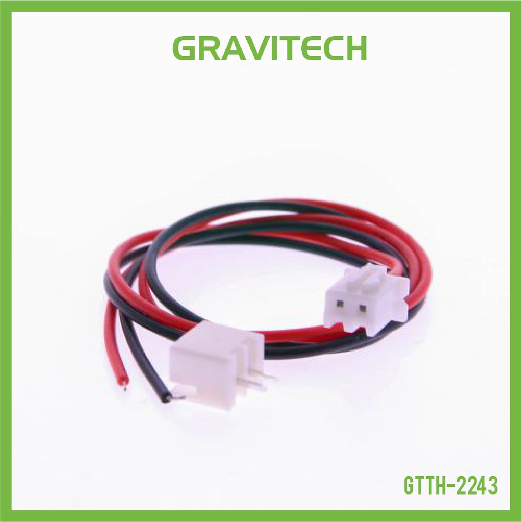 [Gravitechthai]2-PIN 2.54mm JST XH Loose End Cable-30cm | Shopee Malaysia