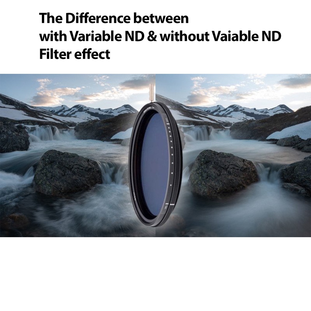 NiSi PRO Nano True Color 1-5 Stop ND-VARIO Colour Variable ND Filter (100% ORIGINAL MALAYSIA ...