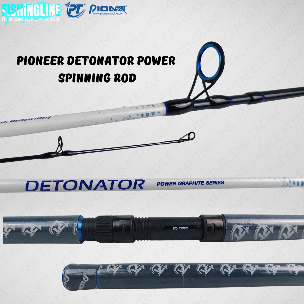 PIONEER Detonator Power Spinning Fishing Rod | Shopee Malaysia