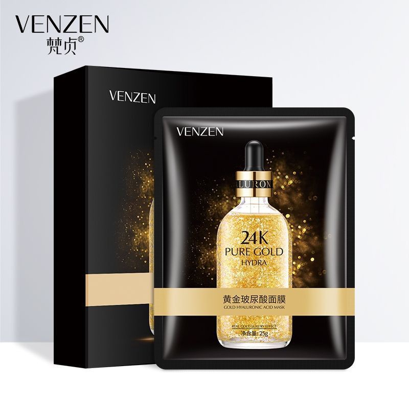 Venzen梵贞黄金玻尿酸面膜Gold Hyaluronic Acid Mask | Shopee Malaysia