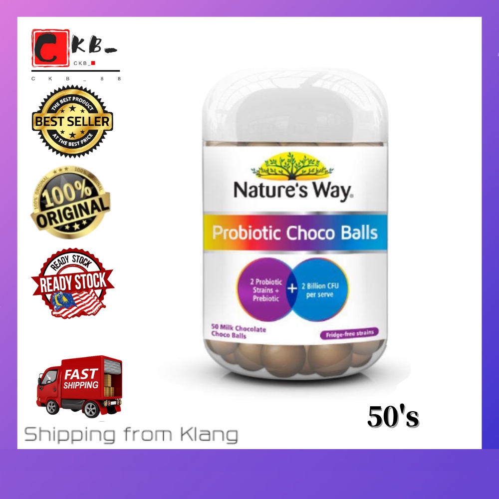🔥Ready Stock🔥Guardian Nature's Way Adult Probiotic Chocolate 50's ...