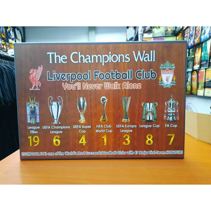 Liverpool The Champions Wall A3 Frame | Shopee Malaysia