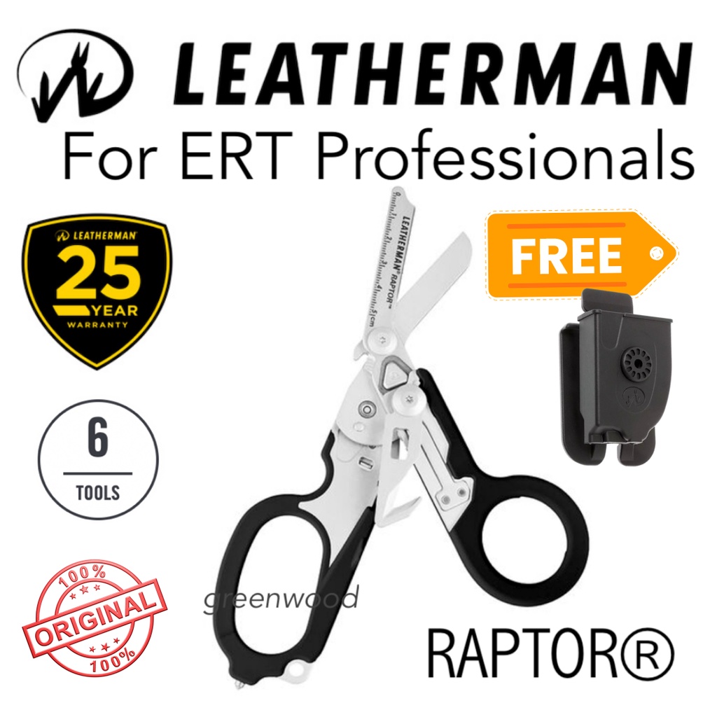 LEATHERMAN Raptor 6 Tools (Work Multi-tools, Rescue Tool, Ruler, Cutter ...