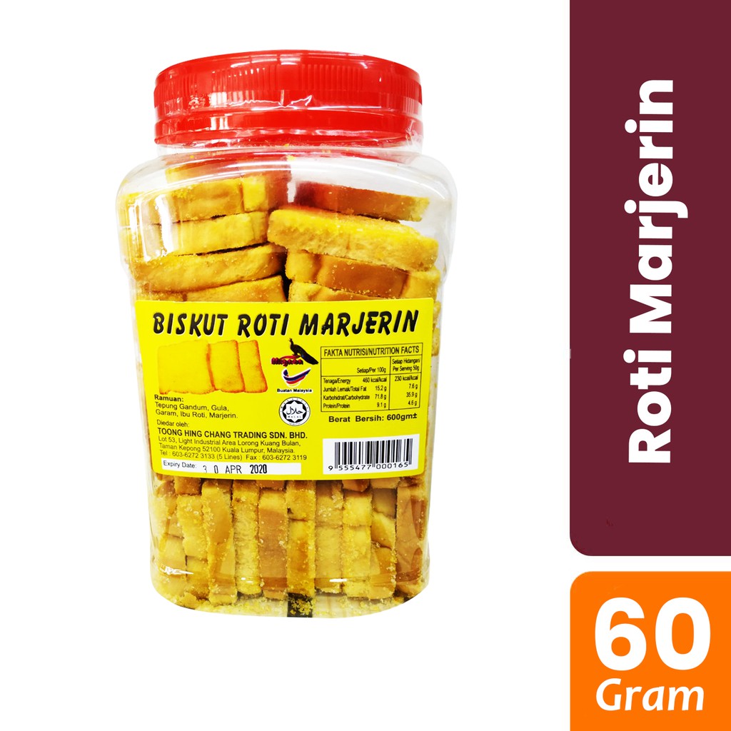 Biskut Roti Marjerin - 60g | Shopee Malaysia