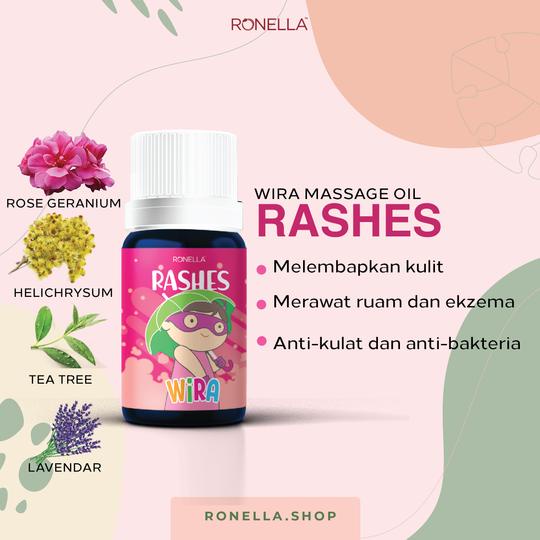 [READY STOCK] WIRA Rashes Essential Oil Blend (for eczema, skin problem ...