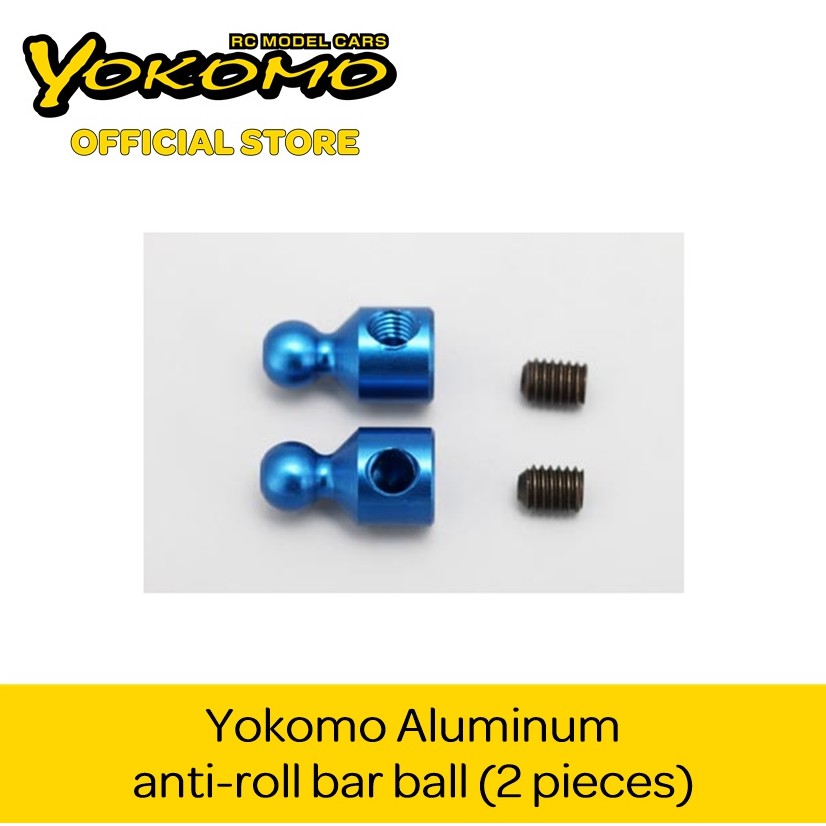 Yokomo Aluminum anti-roll bar ball (2 pieces) (ZC-206A) | Shopee Malaysia