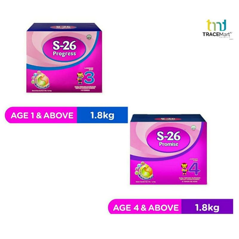 🌟Ready Stock🌟Wyeth S26 Progress 3 1.8kg/Promise 4 1.8kg ( 100% Original ...