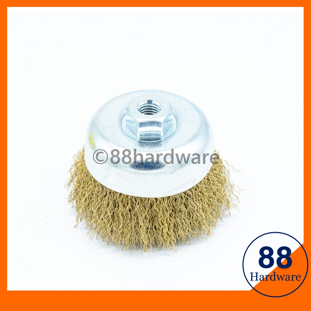 3" Union grinder wire cup brush / wire brush grinder / copper wire ...