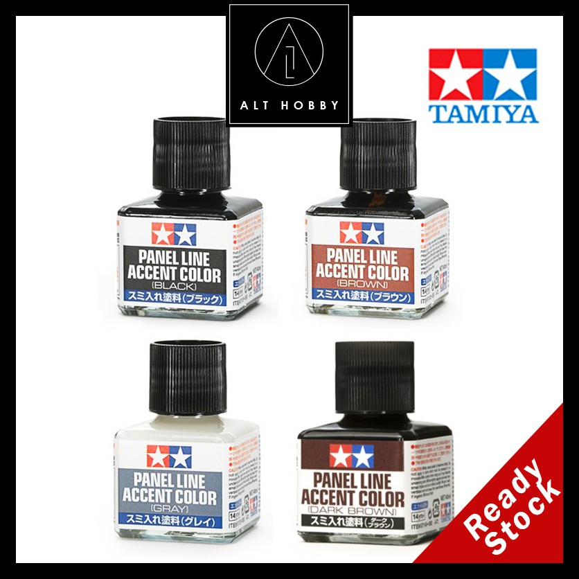 Tamiya Panel Line Accent Color Gundam Model Paint Tools Weathering 40 ...