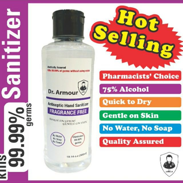 Dr. Armour Antiseptic Hand Sanitizer 300ml (Liquid type) | Shopee Malaysia