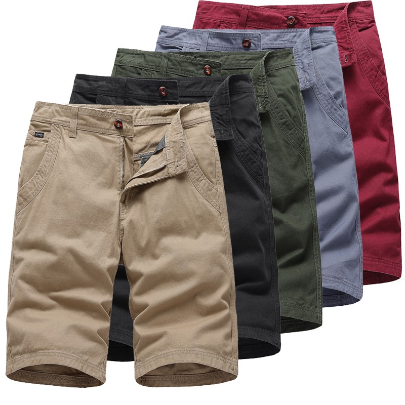 Men 100 Cotton Summer Classic Straight Soft Short Pants Mens Casual Shorts Slim Fit Printed