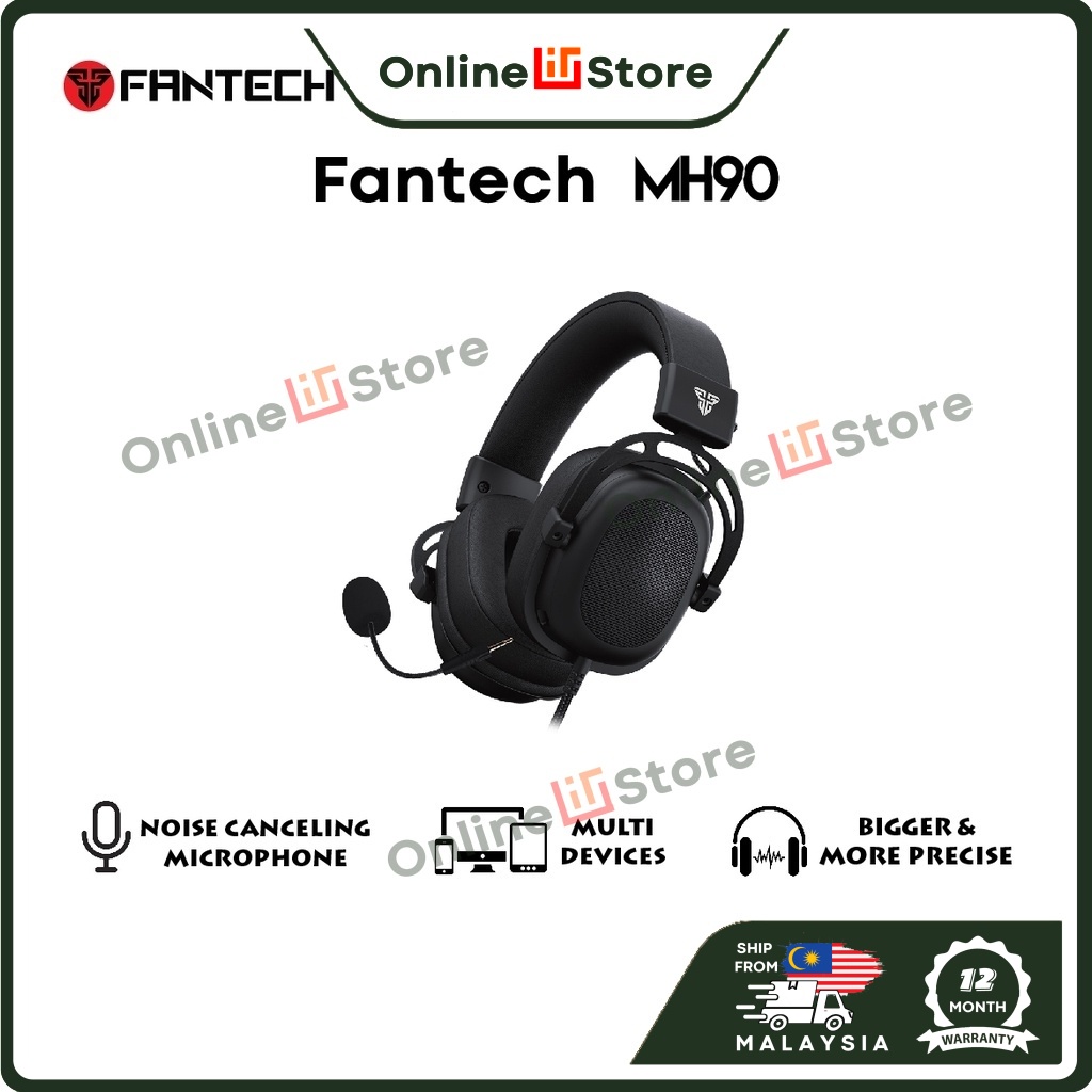 FANTECH SONATA MH90 Multiplatform Gaming Headset - Support All Device ...