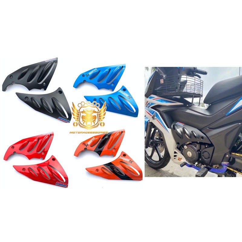 🔥(New Design)Honda RS150 Side Engine Cover Shark Cover RS150 V1 V2 ...