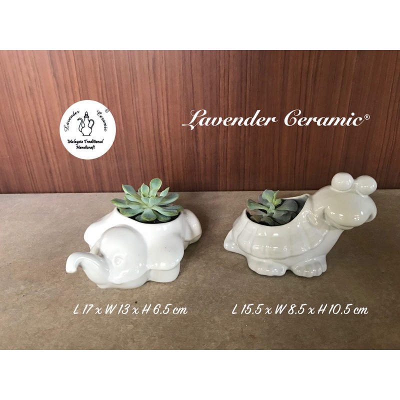 👨🏻‍🌾🌿🌸Ceramic Comel Pasu Bunga🍄🌷Ceramic cute flower pot 💐🌵🌻 | Shopee ...