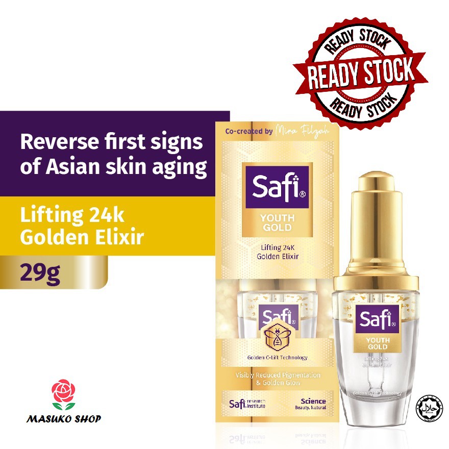 SAFI YOUTH GOLD LIFTING 24K GOLDEN ELIXIR 29G | Shopee Malaysia