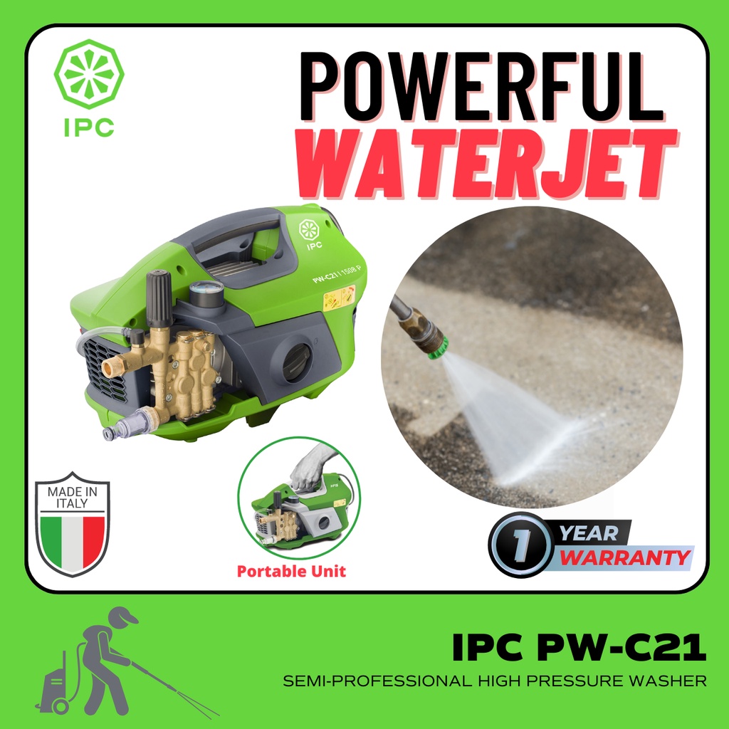 [2024] IPC Portable High Pressure Washer. Made in Italy. PW-C21 ...
