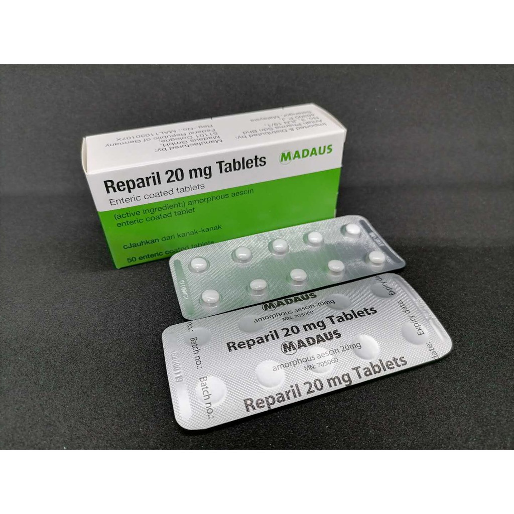 Reparil 20mg Tablet 10's EXP 03/28 | Shopee Malaysia