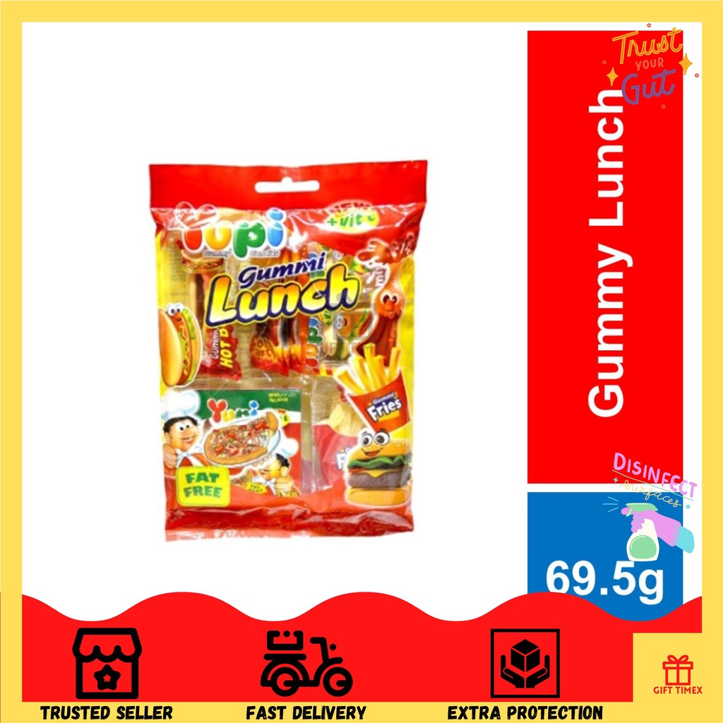 Yupi Gummy Lunch 69.5g 玉皮软糖午餐系列 | Shopee Malaysia