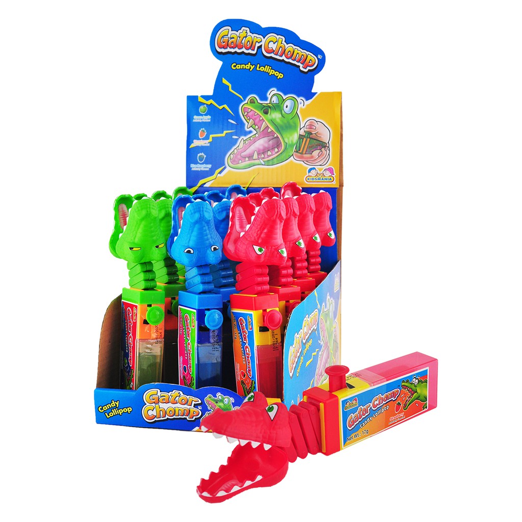 KIDSMANIA GATOR CHOMP W/CANDY 17G (12PCS) | Shopee Malaysia