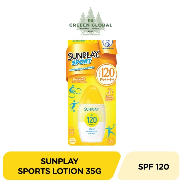 Sunplay Sport Sunscreen Lotion SPF120 PA++ (35g) | Shopee Malaysia