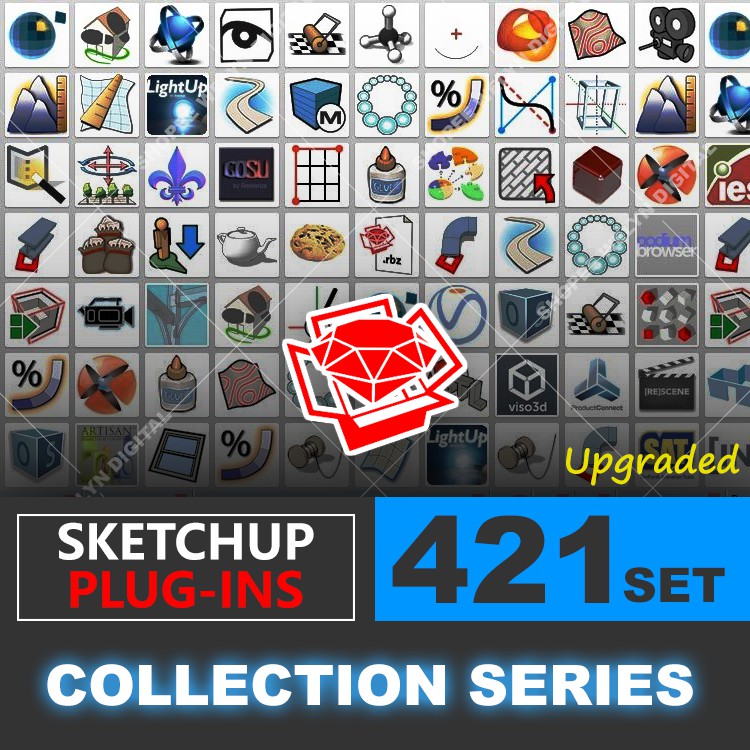 SketchUp | Plugins | Extension 2025 Collection Upgraded 421 set | Shopee Malaysia
