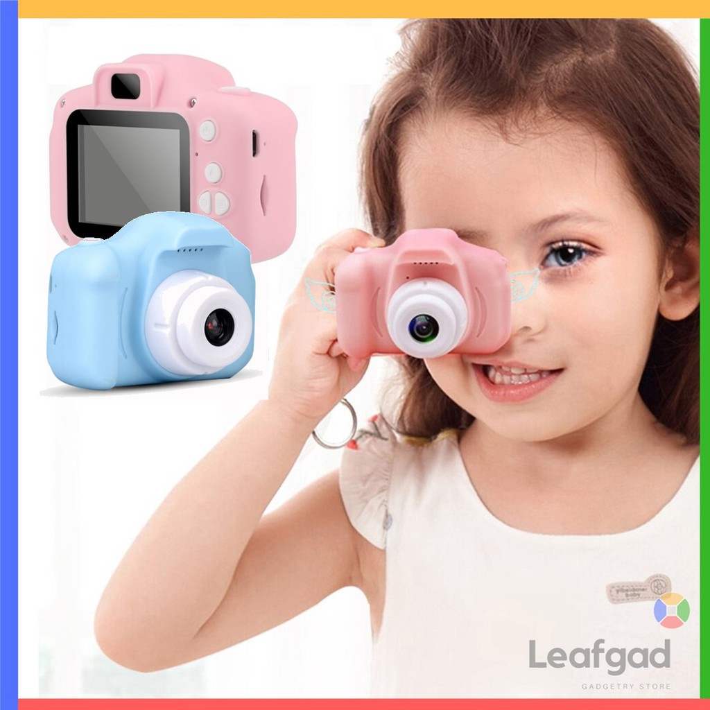 LEAFGAD Mini Kids Digital Toy Camera Video Photo Games 2" LCD Screen ...