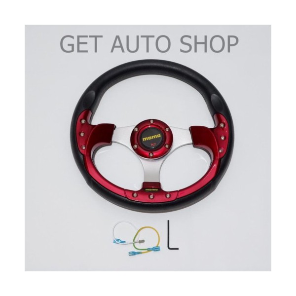 Momo Sport Stir 13inch Flat. Universal Momo Racing Steer. Momo Steering ...