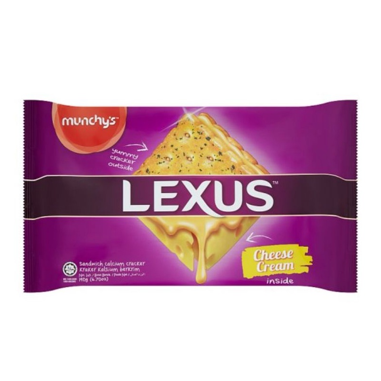 Munchy's Lexus Cheese Cream Sandwich Calcium Cracker 10 Sachets 190g ...