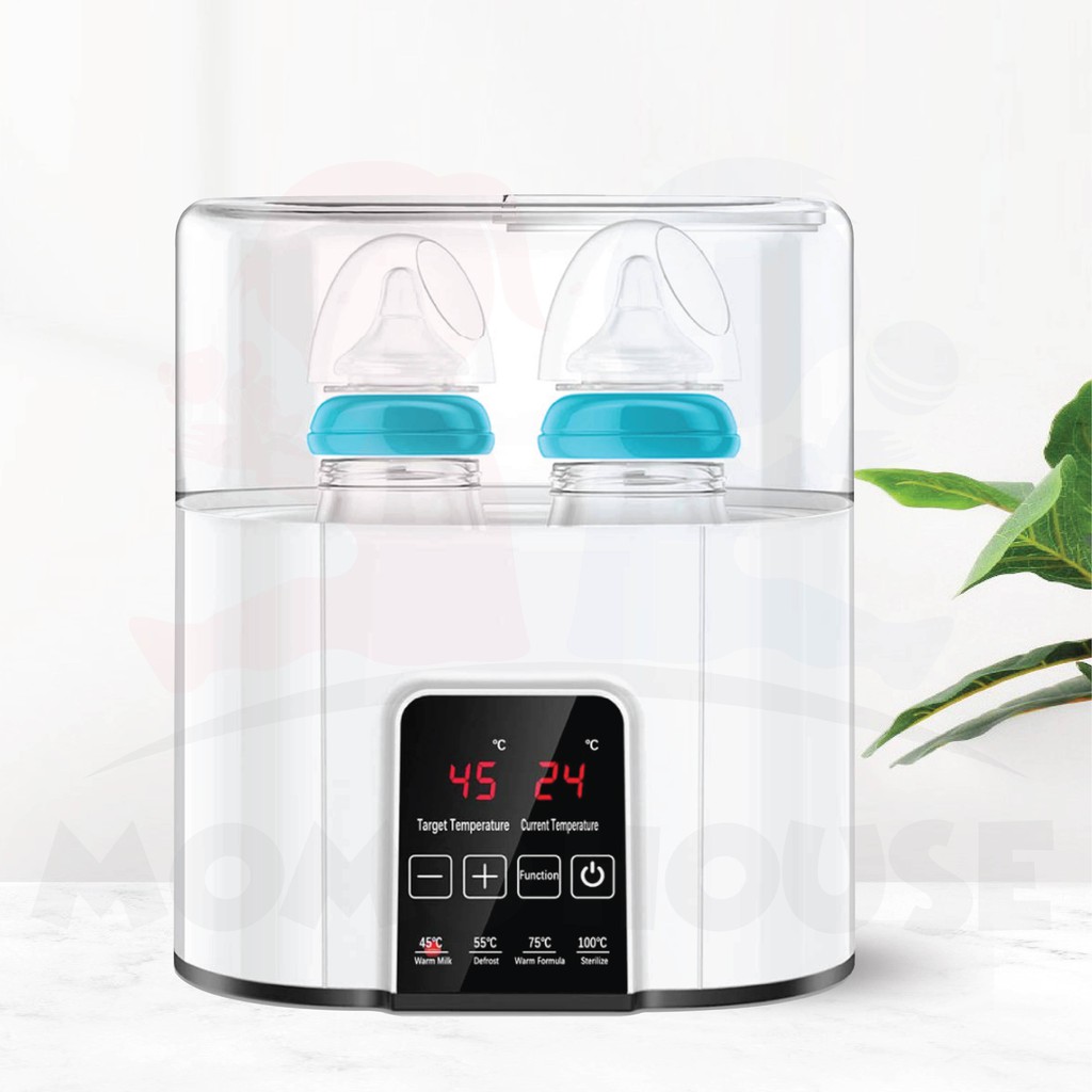 LED Multifunction Smart Baby Milk Bottle Warmer Sterilizer Steriliser ...