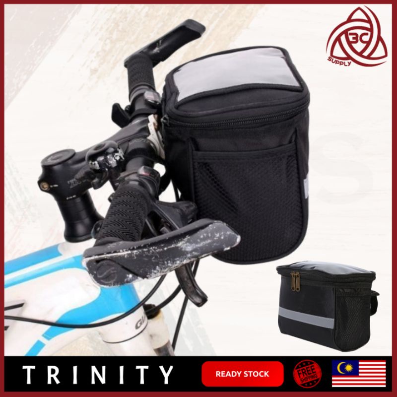 Front Bicycle Bike Pouch Basket Cycling Insulated Bag MTB Bike Phone ...